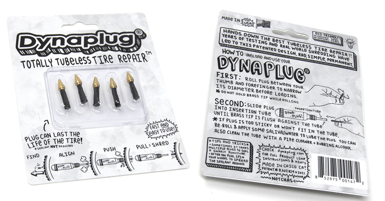Dynaplug Tubeless Bicycle Tire Repair Plugs – BuiltWheels